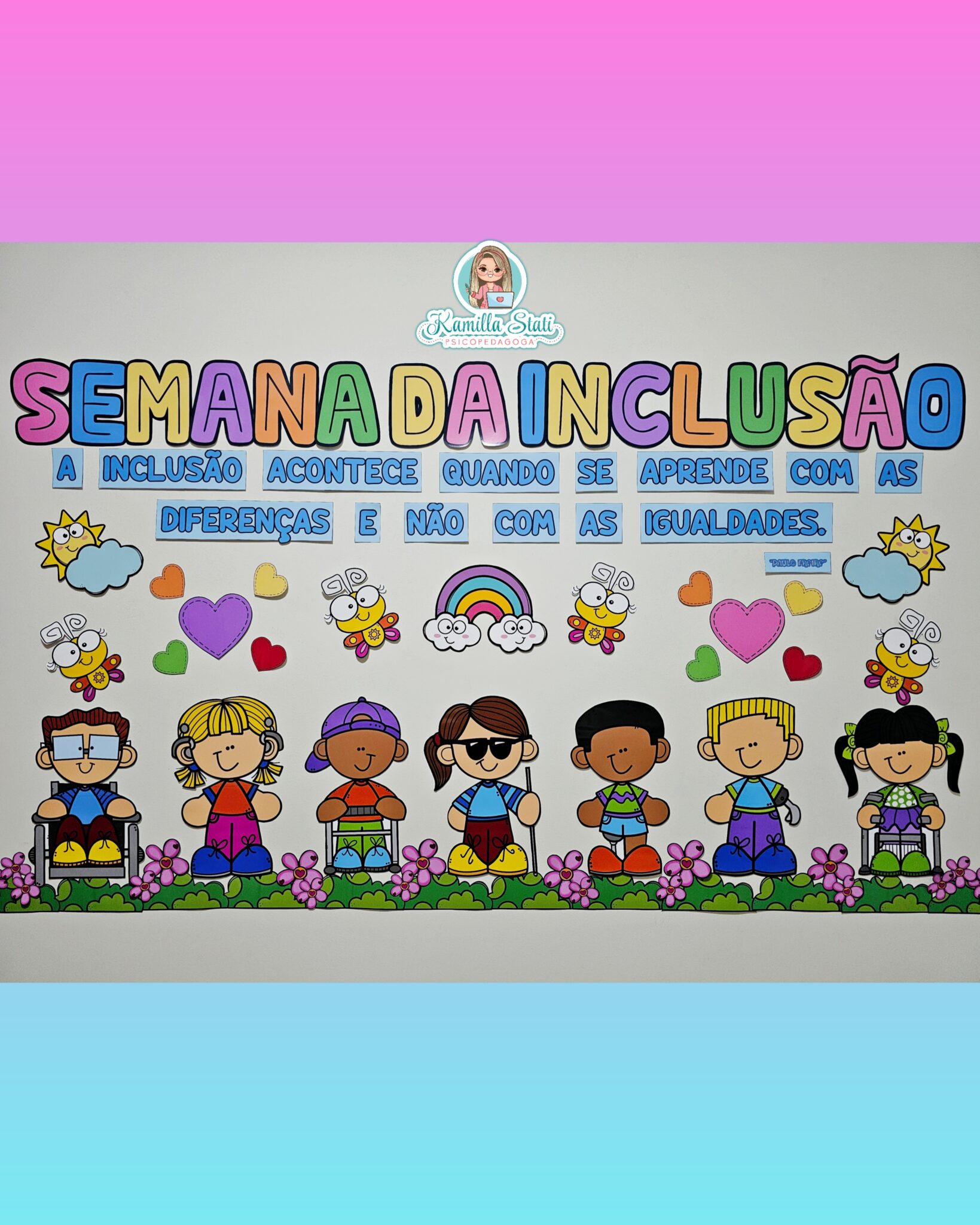 Painel semana da inclusão - Materiais Para Profes: Seu Portal de Recursos