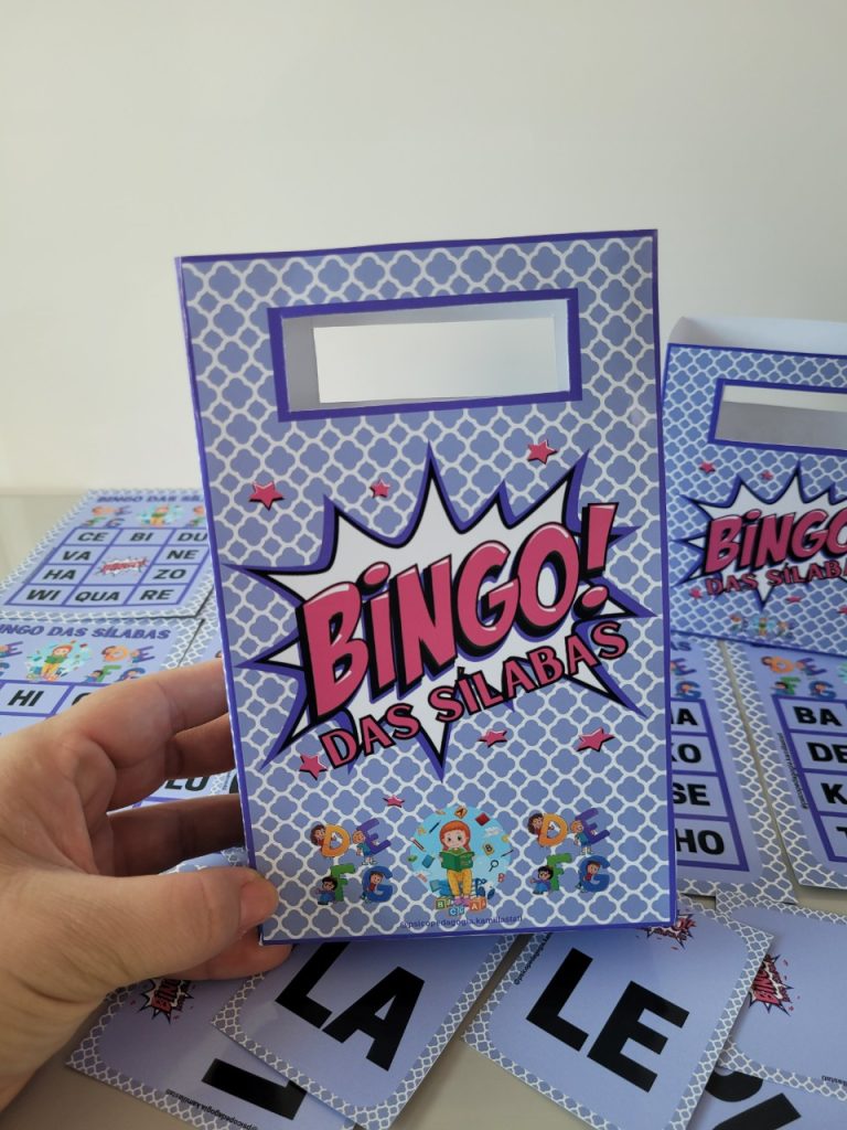 Bingo das sílabas - Materiais Para Profes: Seu Portal de Recursos